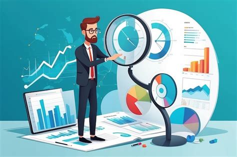 Premium Photo 3d Illustration Of Man With Huge Magnifying Glass