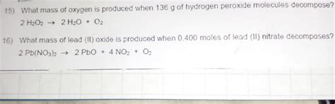 Please Can Someone Help Solve Question 16 Or Help R Alevelchemistry
