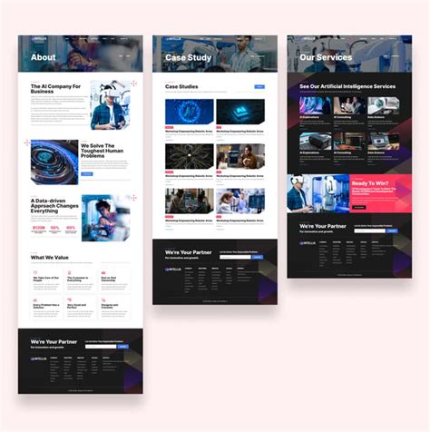 artificial intelligence machine learning web ui ux and ui kits