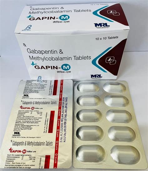 Gabapentin Methylcobalamin Tablet At ₹ 1000 Box Sector 9 Id 2849483004962