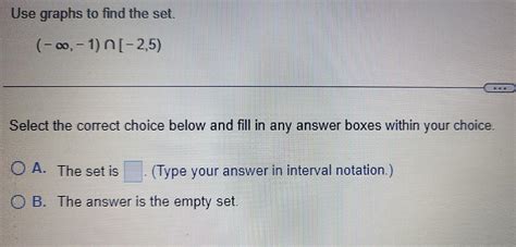 Solved Use Graphs To Find The Set N Select Chegg