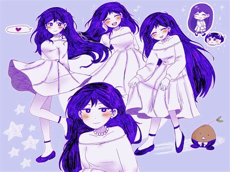 Mari And Sprout Mole Omori Drawn By Aubergieine Danbooru