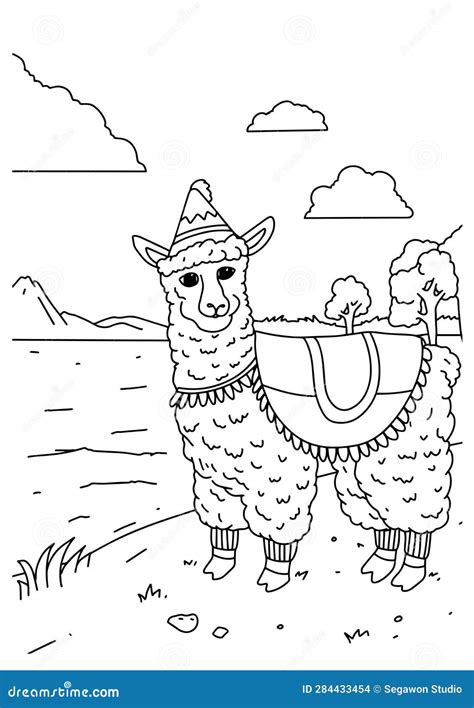 Sheep Colouring Pages Vector 59306248