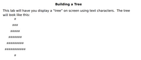 Solved Building A Tree This Lab Will Have You Display A Chegg Com