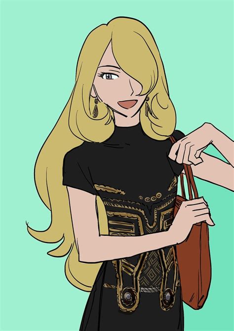 Cynthia Pokemon And More Drawn By Elizabeth Tomas Danbooru