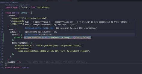 Erro Na Variavel Primary React Criando Um Design System Com Tailwindcss Alura Cursos
