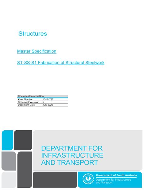 Master Specification Part St Ss S1 Fabrication Of Structural