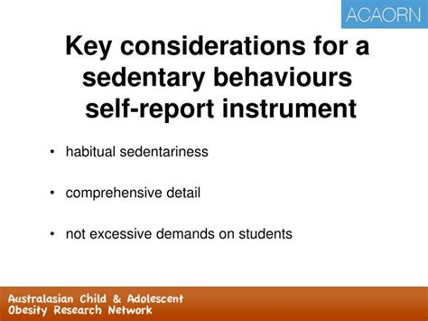 PPT The Adolescent Sedentary Activity Questionnaire ASAQ PowerPoint Presentation ID 3863416