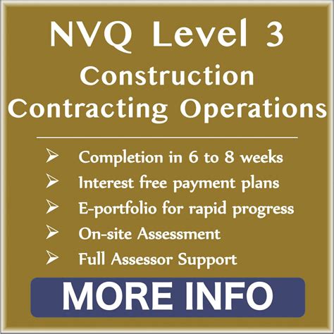 Level 3 Diploma In Construction Contracting Operations Up Skilled