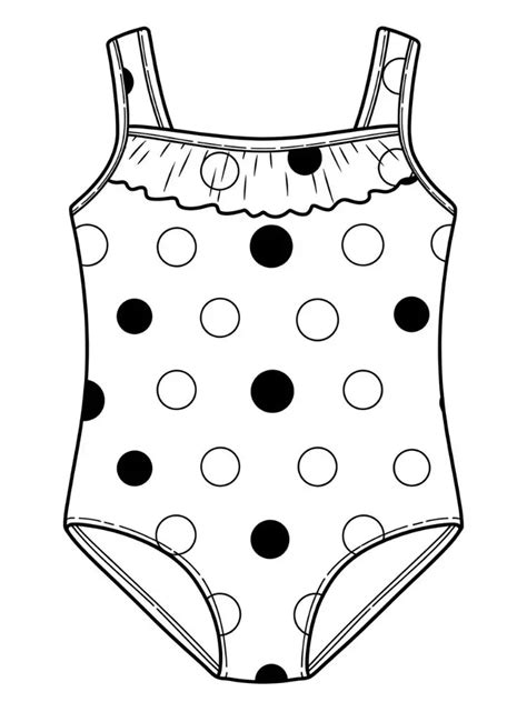 Bathing Suit Coloring Pages [2025]