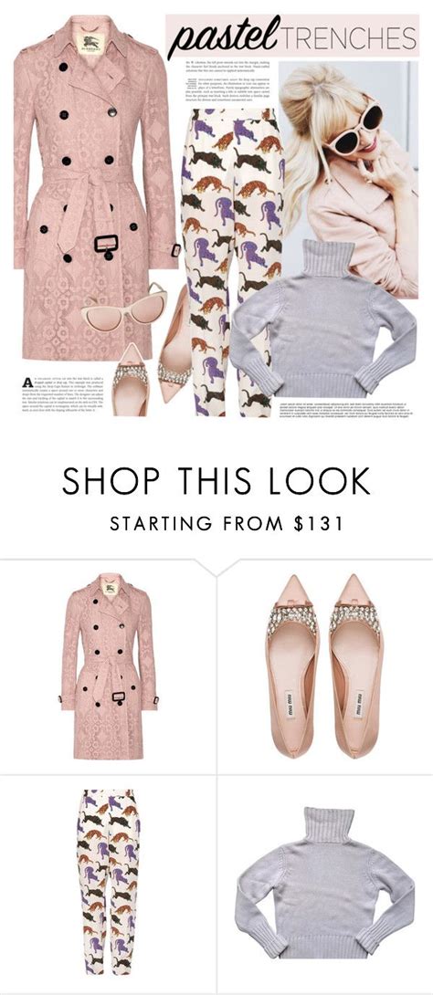 Pastel Trenches In Burberry Miu Miu And More