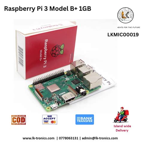 Raspberry Pi 3 Model B 1gb Lk Tronics