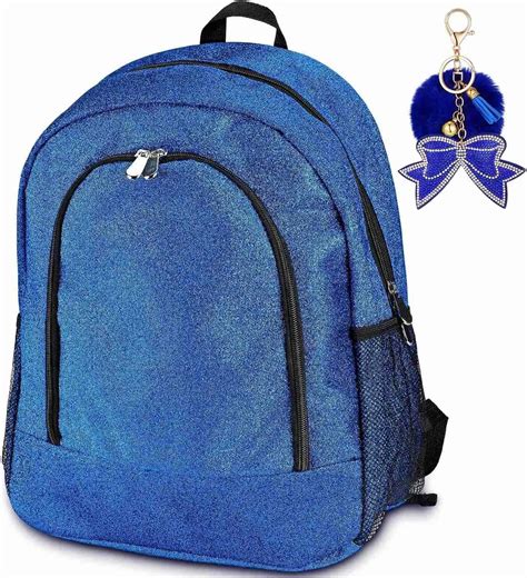 Cheer Backpack With Bow Keychain Glitter From Aubrie748 16 99