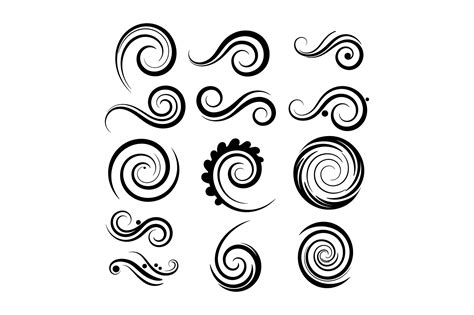 Abstract Swirling Shapes In Black And Wh Graphic By Mustafa Beksen · Creative Fabrica