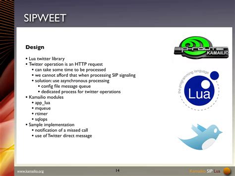 Kamailio Sip Routing In Lua Pdf Programming Languages Computing