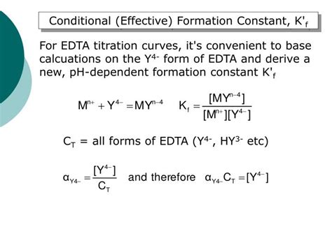 PPT - Ch 13 - EDTA Titrations PowerPoint Presentation - ID:4497263