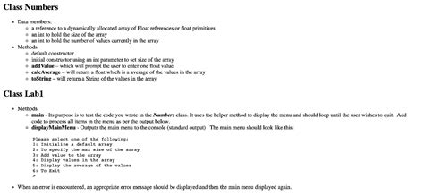 Solved This Needs To Be Done In Java Public Class Lab Chegg Com