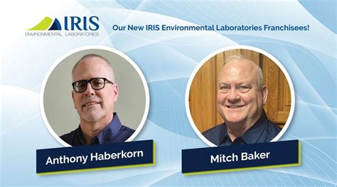 Congratulations To Anthony Haberkorn And Mitch Baker New Iris Environmental Laboratories