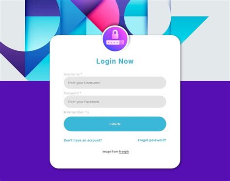 Login Form Web Design Website Design By Nicepage