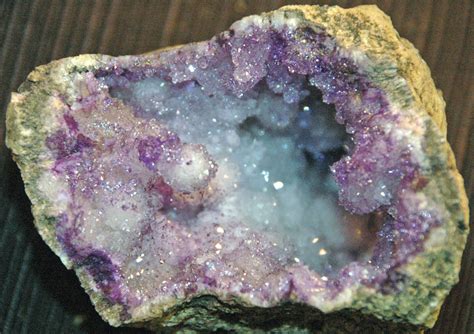 Fake Amethyst Geode Morocco A Mineral Is A Naturally Occ Flickr