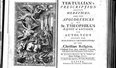 Who Was Tertullian His Writings And Significance