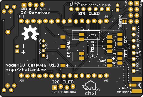 GitHub Hallard NodeMCU Gateway NodeMCU ESP RF Gateway And Display Board