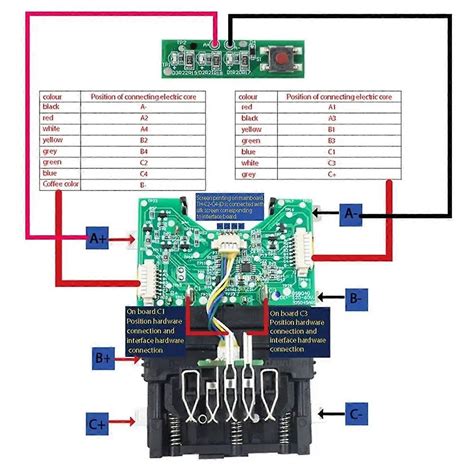 Dcb609 15x18650 Battery Plastic Case Pcb Charging Protection Circuit Board For Flexvolt 20v 60v