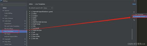 Idea Idea模板注释类模板、方法模板idea 类模板方法模版 Csdn博客