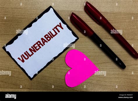 Text Sign Showing Vulnerability Conceptual Photo Information Susceptibility Systems Bug