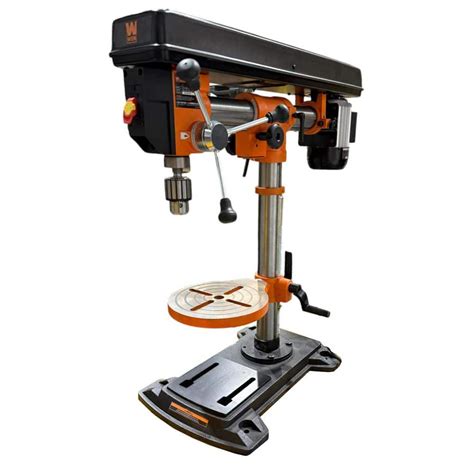 Wen 6 2 Amp 33 In Cast Iron Radial Arm Drill Press Benchtop Design