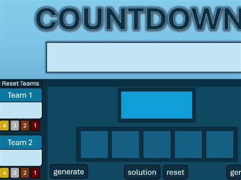 Countdown Maths Powerpoint Game Teaching Resources
