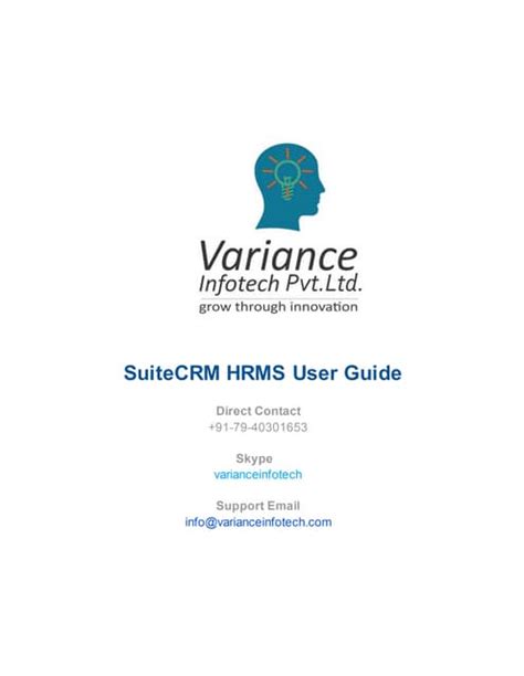 User Manual For Hrms Suite Crm Docx