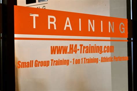 Small Group Training Sign