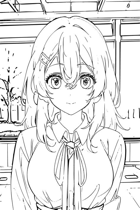 Oshi No Ko Coloring Pages Coloringlib