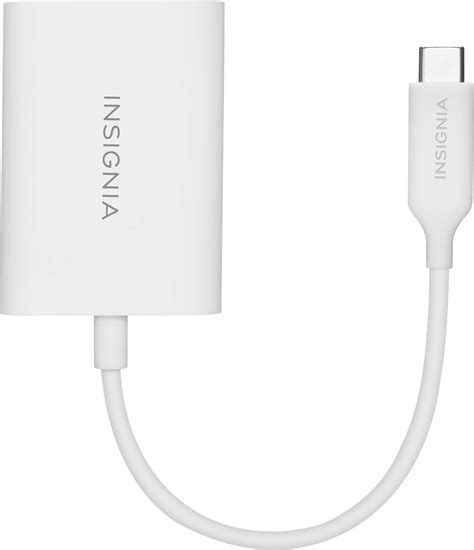 Insignia Usb C To Vga Adapter White Ns Pa Cvw Best Buy