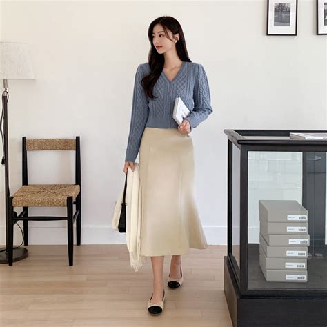 🍂어텀위크쿠폰팩 ⚡️오늘출발⚡️ 1000장 돌파 자체제작 베나 머메이드 미디 기모 셔츠 하객룩 롱스커트 미디스커트