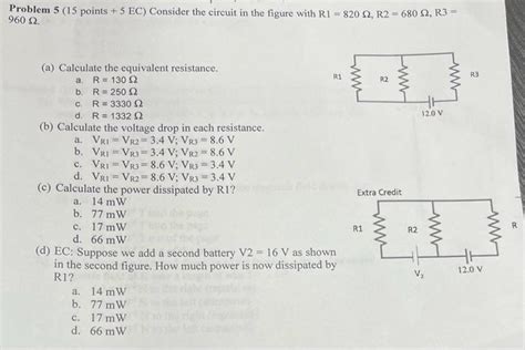 Problem 5 15 Points 5ec Consider The Circuit In