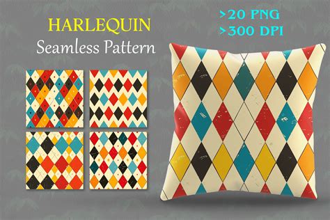Harlequin Seamless Pattern Graphic By Bw Vector · Creative Fabrica