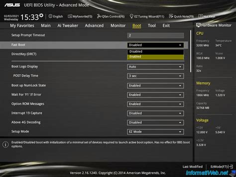 Configure Your Computer S BIOS To Boot In UEFI Mode Firmware BIOS Tutorials InformatiWeb