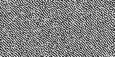 Turing Reaction Diffusion Seamless Pattern Made Vector Image