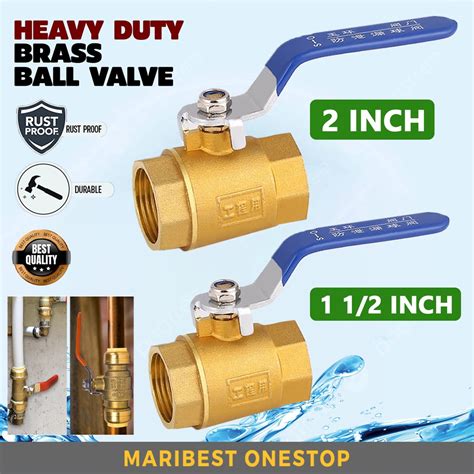 1 12 2 Inch Brass Ball Valve Brass Fitting Ball Mini Water Pipe Female