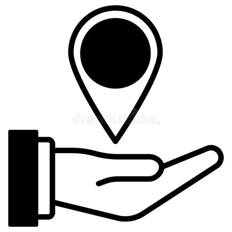 share location which can easily modify or edit stock vector