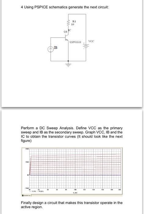 Solved Using Pspice Schematics Generate The Next Circuit