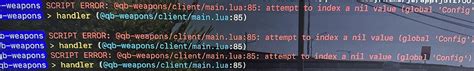 qb core weapons client main lua 85 qbcore cfx re community