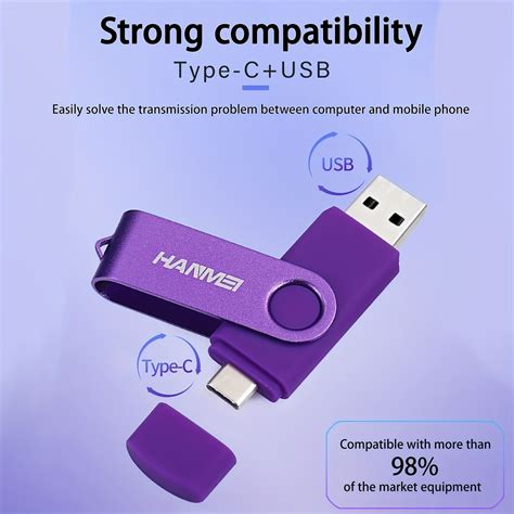 High Speed Rotating Usb Stick Type C Usb2 0 Flash Drive Otg Pendrive
