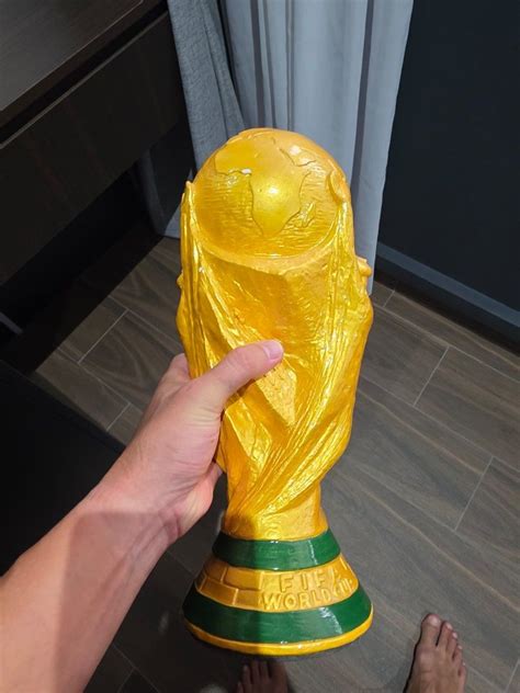 Fifa World Cup Trophy Replica Hobbies And Toys Toys And Games On Carousell