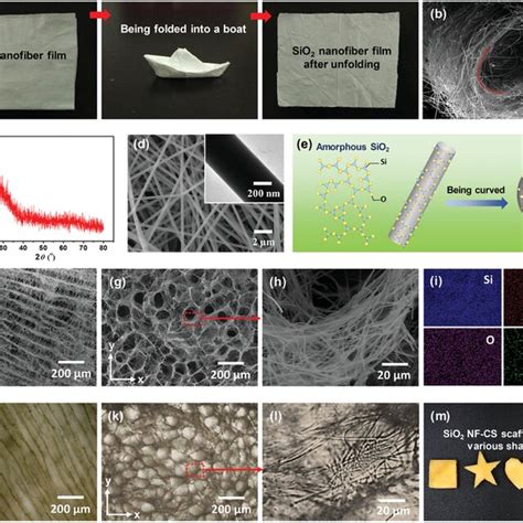 Sio2 Nf‐cs Scaffold With Gradations In Sio2 Nanofibers To Mimic