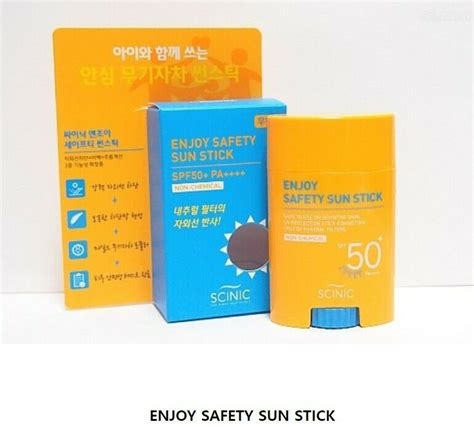 SCINIC Enjoy Safety Sun Stick 22 G SPF 50+ PA++++ Non Chemical Mild ...