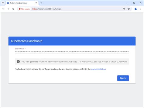 ubuntu 24 04 kubernetes enable dashboard server world