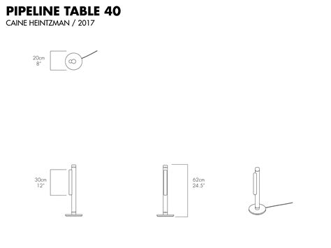 Pipeline Table Floor A N D Com Decorative Luminaire Design Studio And Manufacturer In